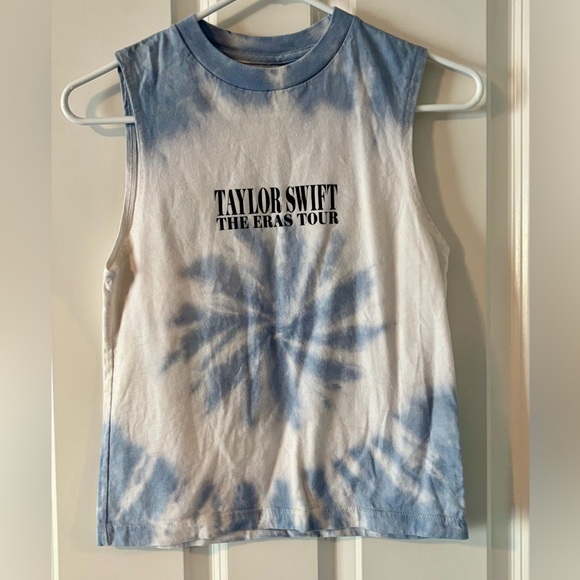 Taylor Swift | Shirts & Tops | Taylor Swift The Eras Tour Blue Tiedye ...